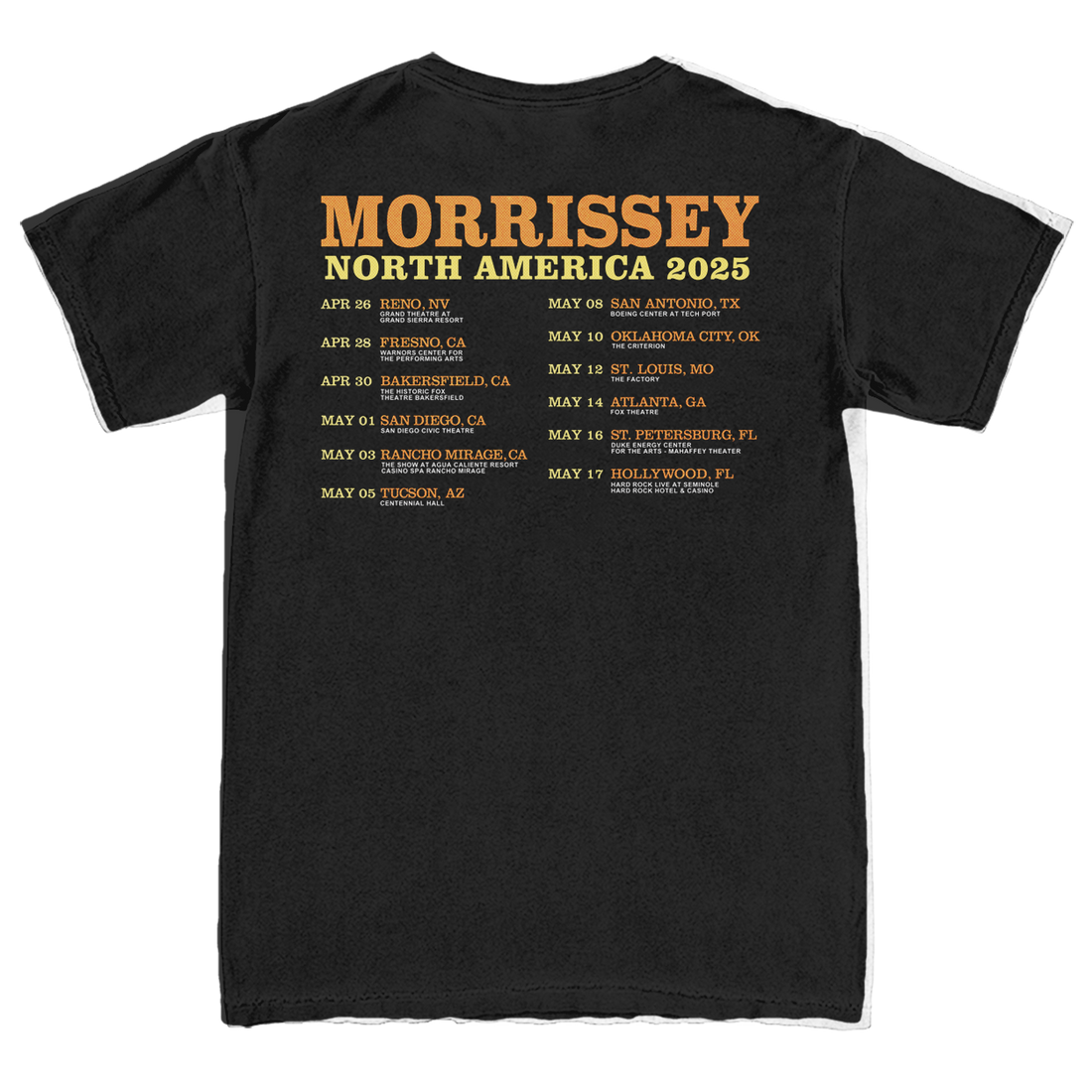 2025 Admat Tour Tee – Morrissey US