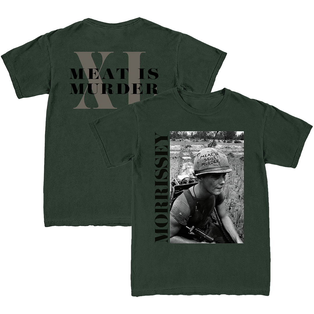 Meat Is Murder XL Tee - Army Green – Morrissey US